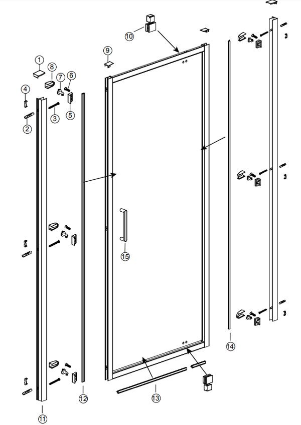 Ionic Express Pivot Door Spare Parts